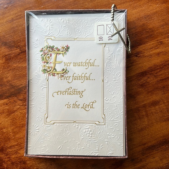 Hallmark | Office | Note Cards With Envelopes And Silver Cross Bracelet ...